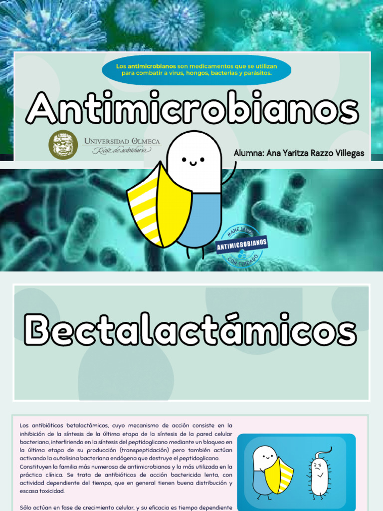 Anti Micro Bia No | PDF | Penicilina | Microbiología