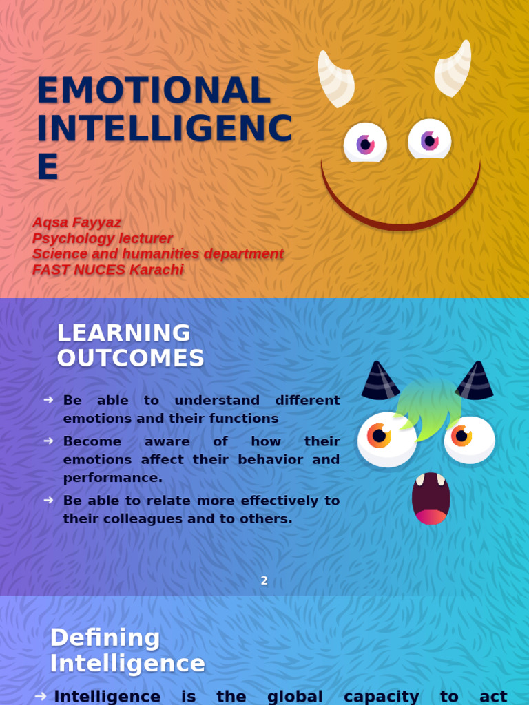 Understanding Emotional Intelligence | PDF | Emotional Intelligence ...