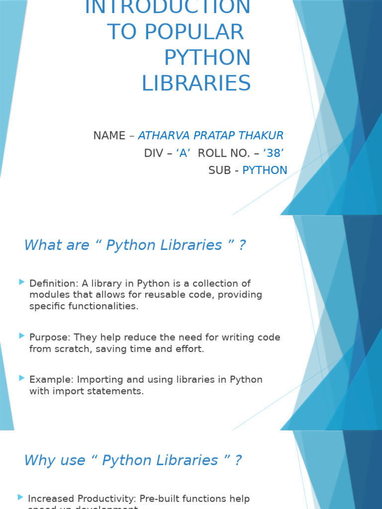 Introduction To Popular-1 | PDF | Machine Learning | Python (Programming Language)