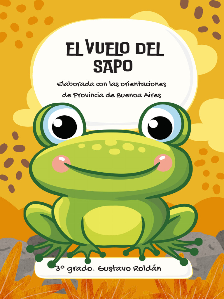 Secuencia Didáctica: El Vuelo del Sapo | PDF | Puntuación | Cuentos