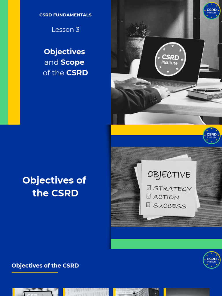 CSRD Fundamentals Lesson 3 | PDF