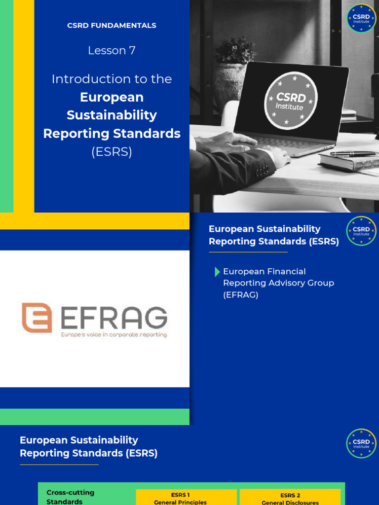 ESRS Overview: European Sustainability Standards | PDF | Sustainability ...