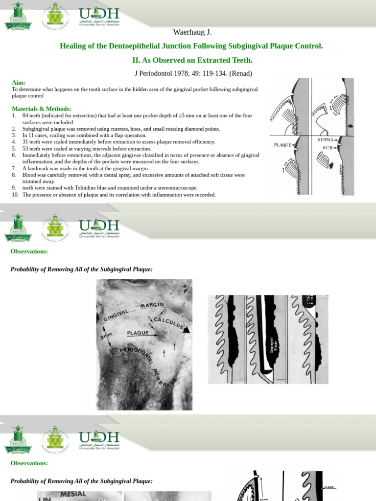 Subgingival Plaque Control Insights | PDF | Periodontology | Mouth