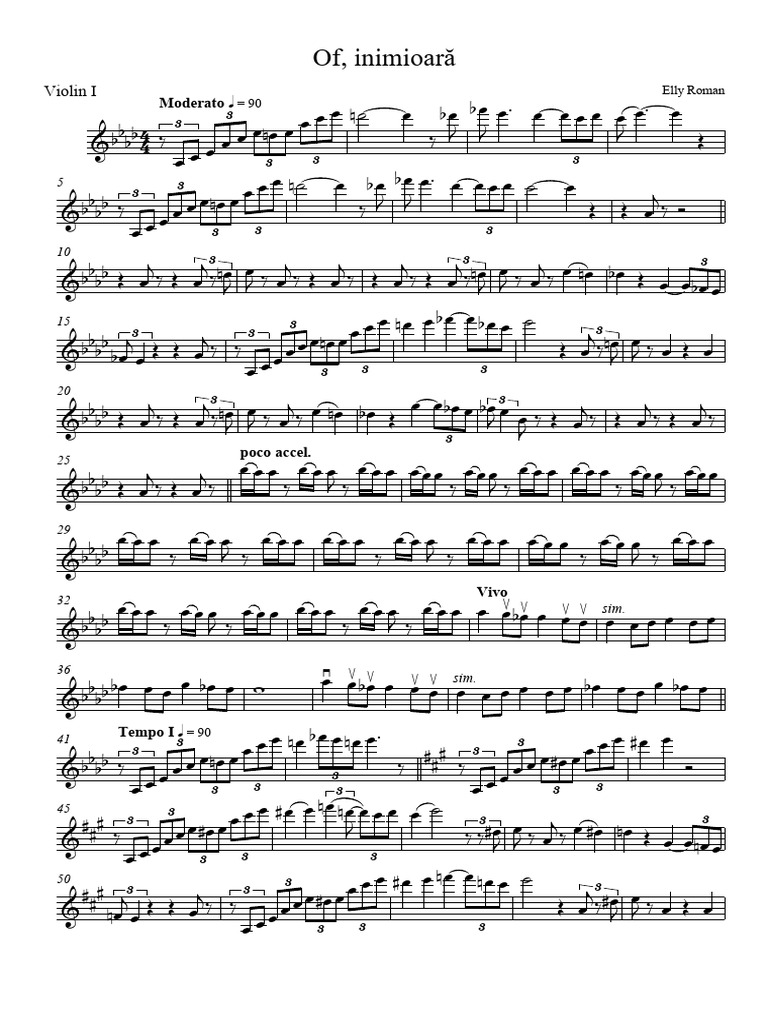 02 Violin I of Inimioara | PDF