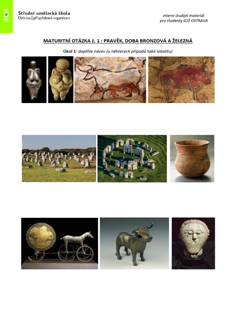 01 - Pravek, Doba Bronzova A Zelezna | PDF