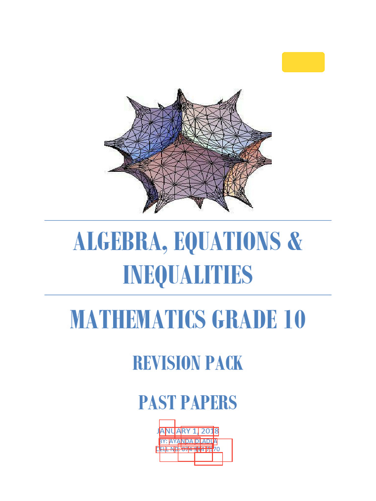 Equations and Inequalities 2 | PDF | Equations | Inequality (Mathematics)
