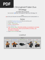 TDS Solo Fallen Strategy | PDF