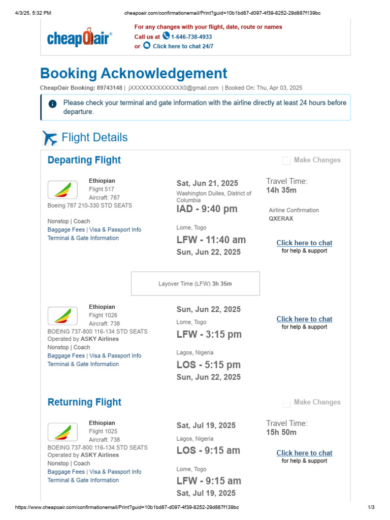 2 Person Booking Confirmation | PDF | Airlines | Aviation