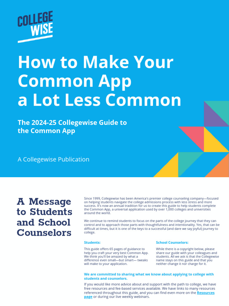 24 2025 Common App Guide | PDF | Voicemail | Artificial Intelligence