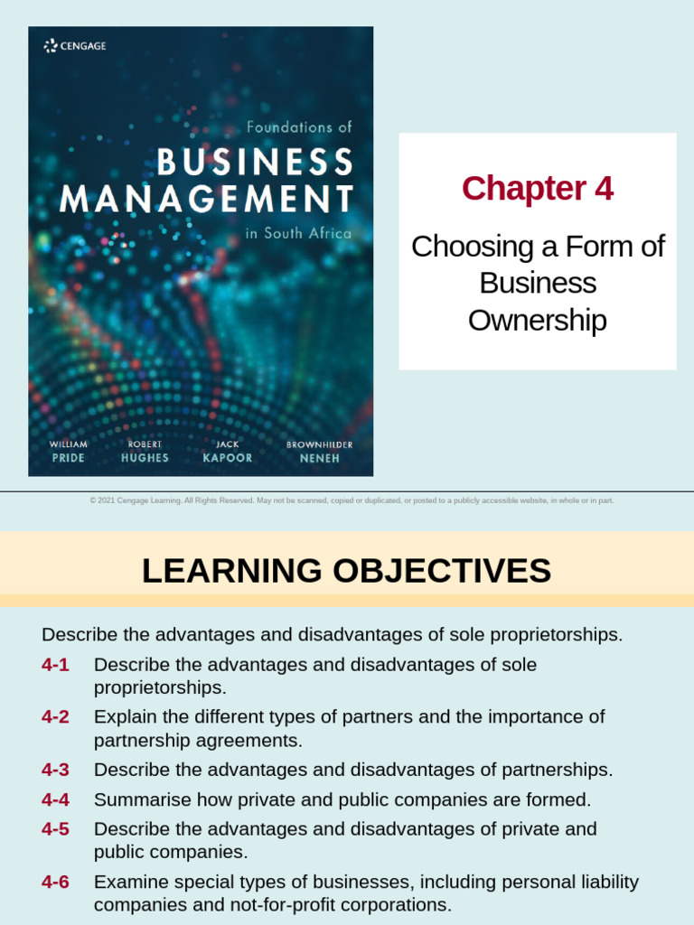 Business Management 1A | PDF | Partnership | Sole Proprietorship