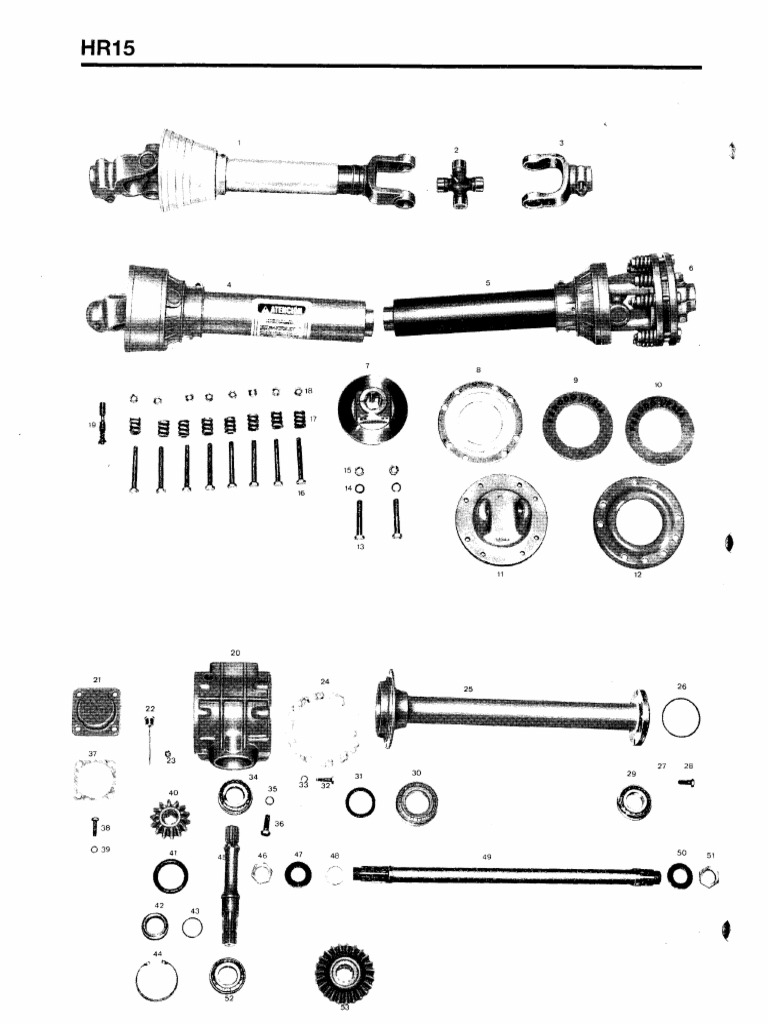 Howard HR 15 Parts Book | PDF