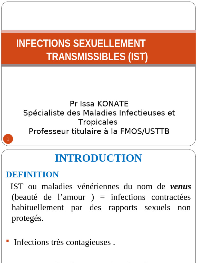 Infections Sexuellement Transmissibles | PDF | Infection sexuellement ...