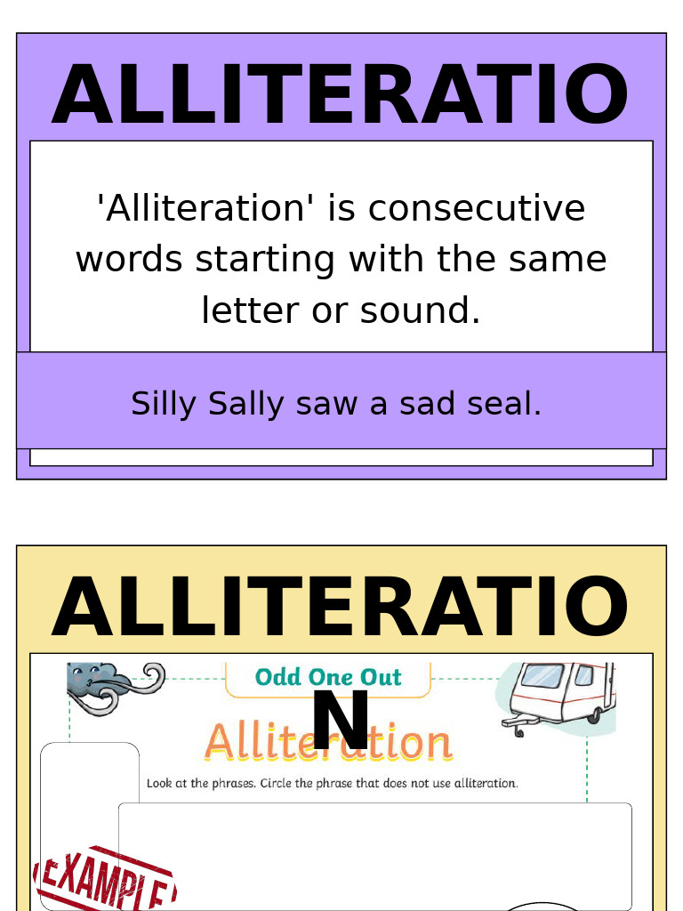Alliteration | PDF