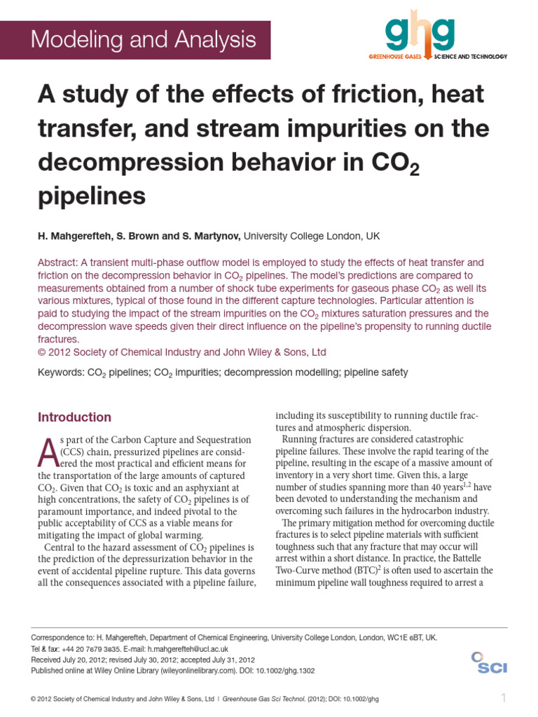 A Study of The Effects of Friction, Heat Transfer and Stream Impurities ...