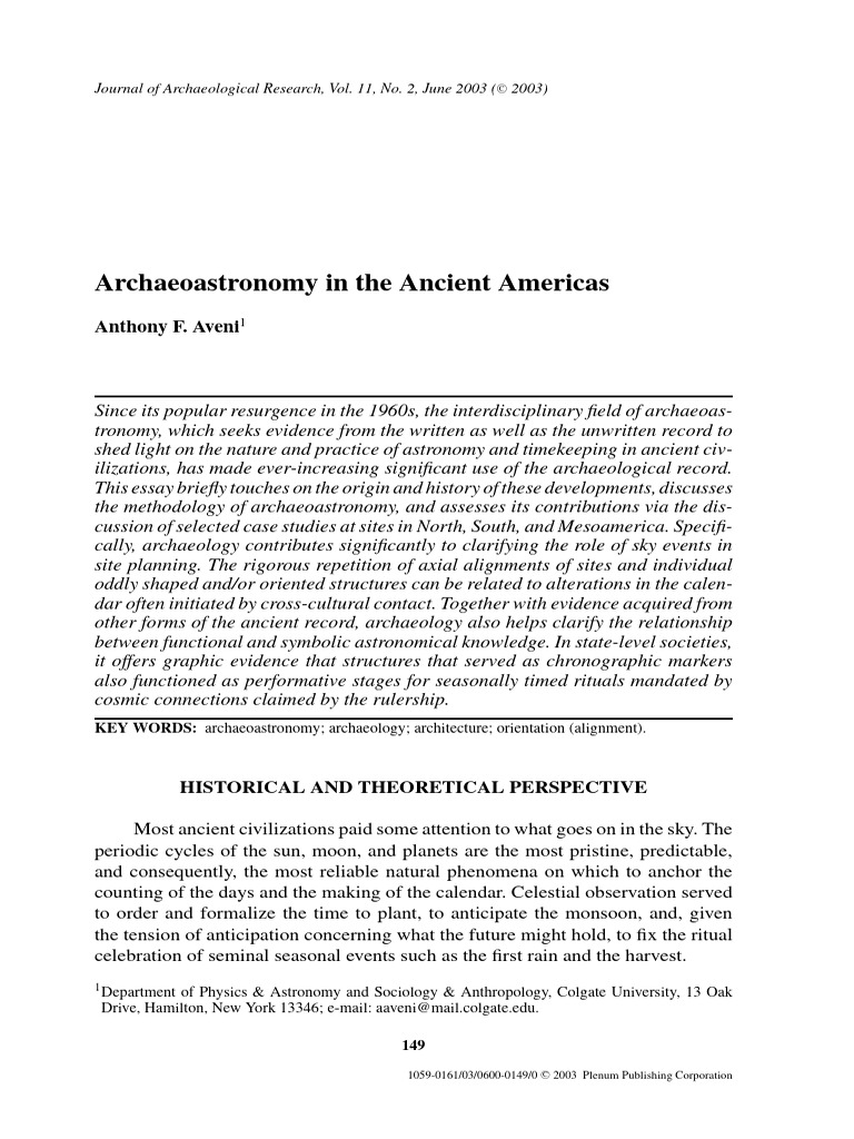 Archaeoastronomy_in_the_ancient_Americas | PDF | Maya Civilization