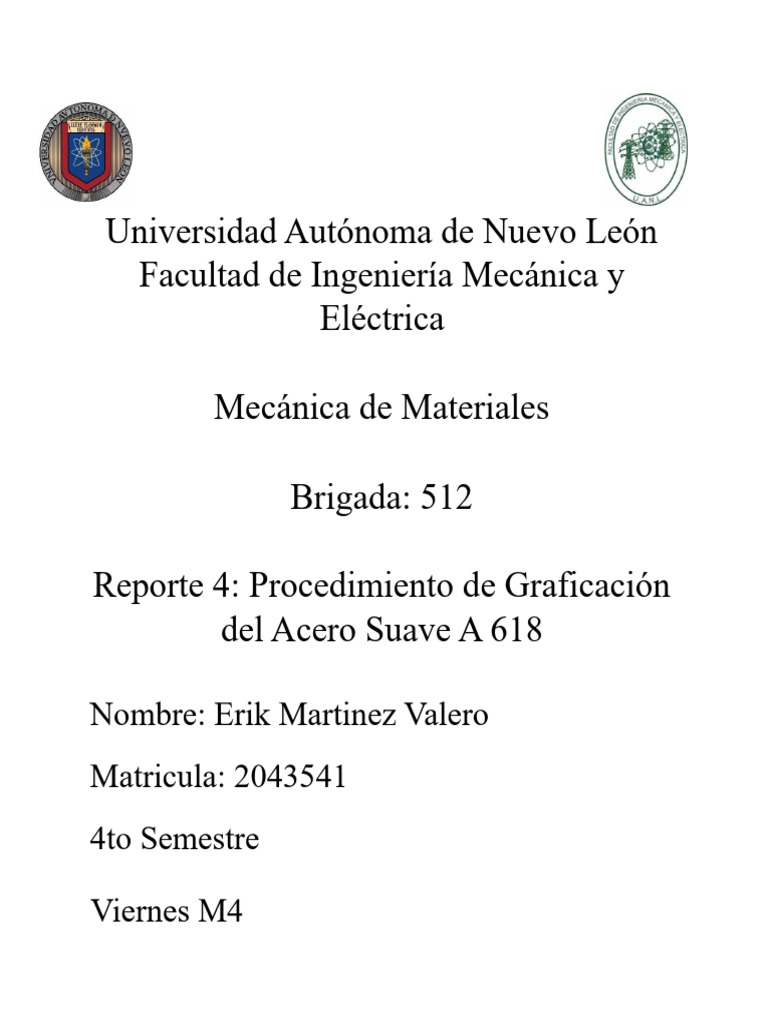 Reporte 4 2043541 Erik Martinez Valero | PDF