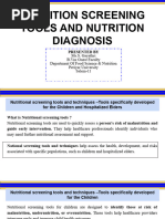 Canadian Nutrition Screening Tool Guide | PDF | Weight Loss | Patient