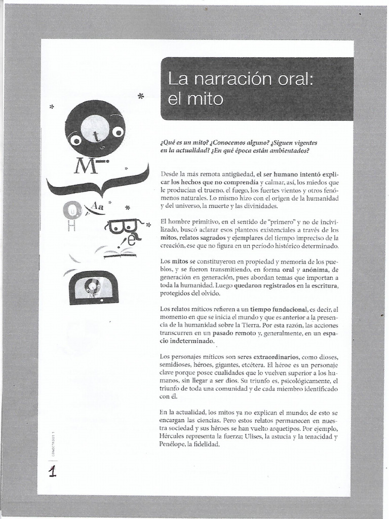 1ro Modulo 1 Mito Leyenda y Terror | PDF