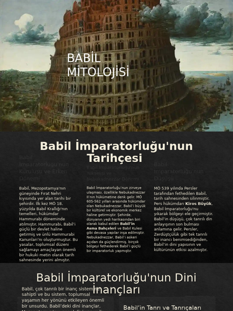Babil Mitolojisi | PDF