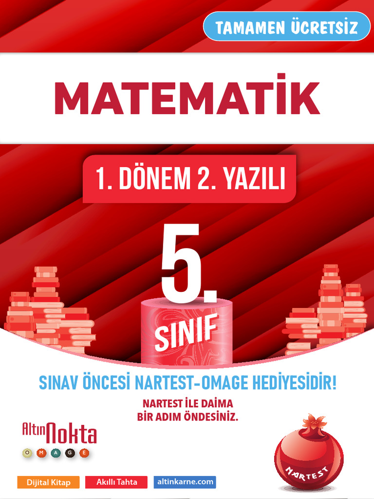 5 Sinif 1 Donem 2 Yazili Mat | PDF