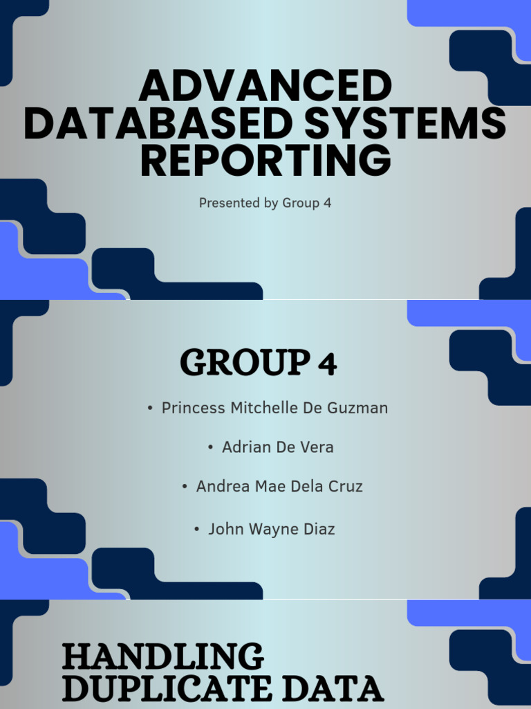 Final Pptx | PDF | Table (Database) | Data Management Software
