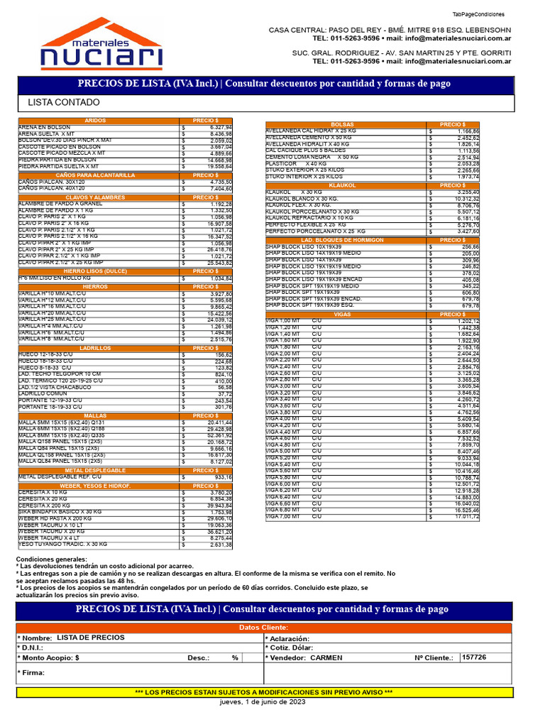 LISTA C DESCUENTO 23-18 | PDF