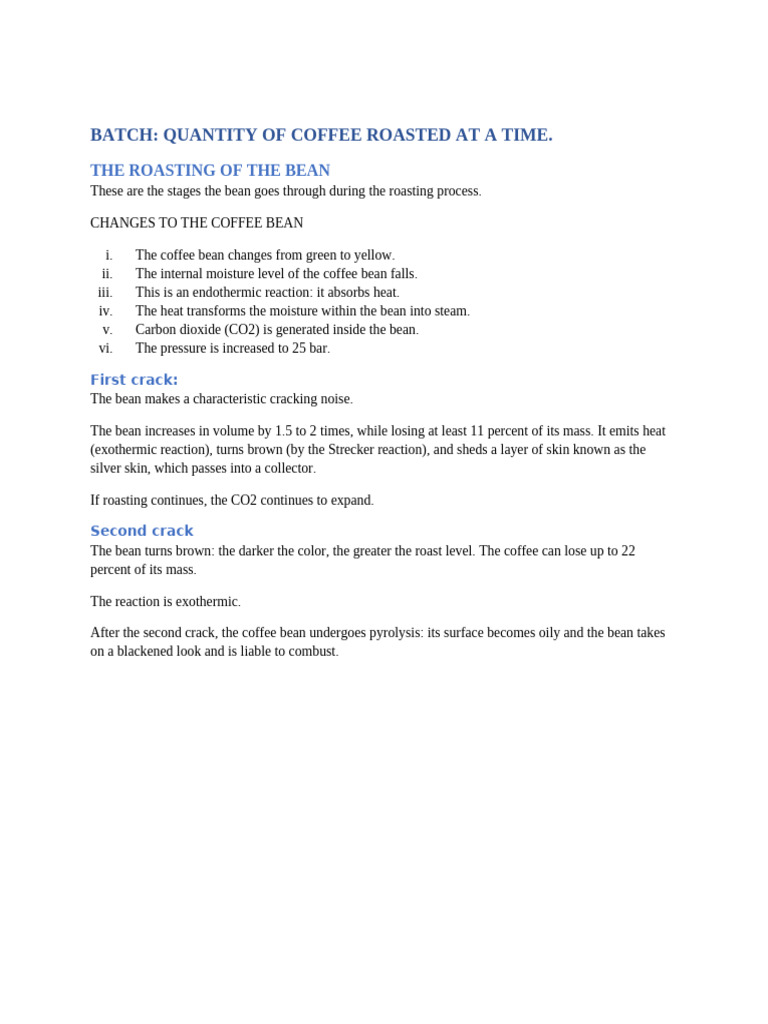 roasting notes (1) | PDF