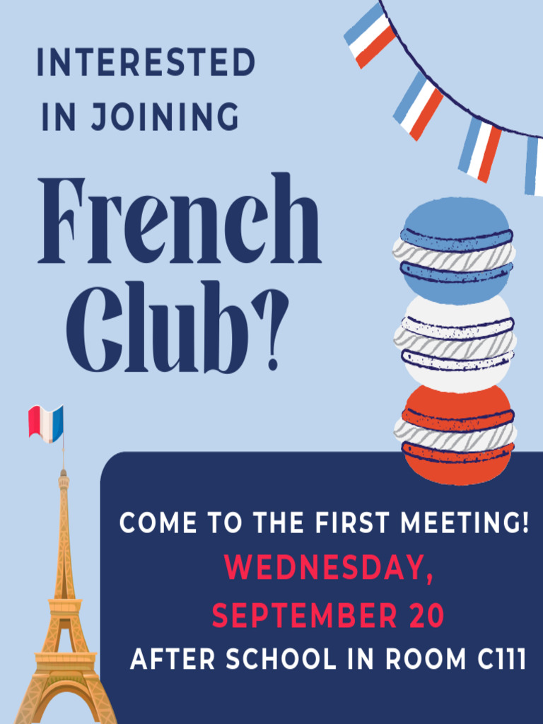 Want To Join French Club | PDF