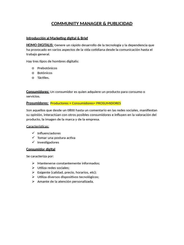 Curso CM & Publicidad | PDF