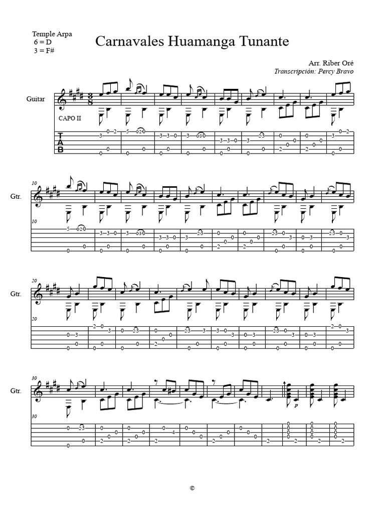 Carnavales Huamanga Tunante | PDF