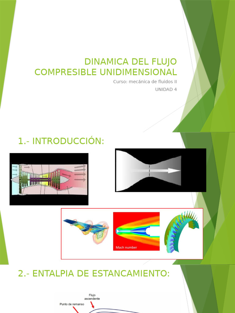 Dinamica Del Flujo Compresible Unidimensional | PDF | Entalpía ...