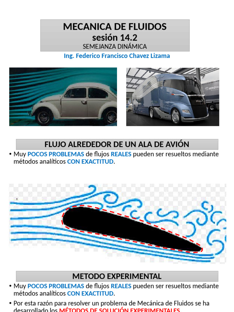 PPT14.2 MecFluid 20240619 SemDin | PDF | Túnel de viento | Gravedad