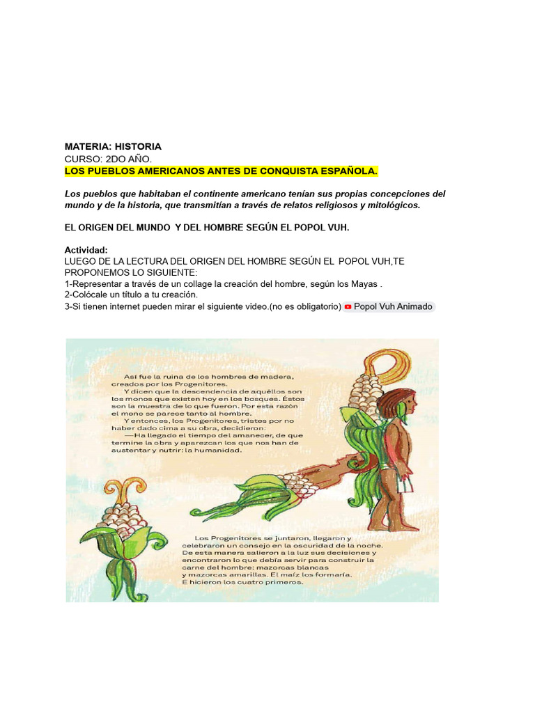 Historia 2do.5ta Actividad | PDF