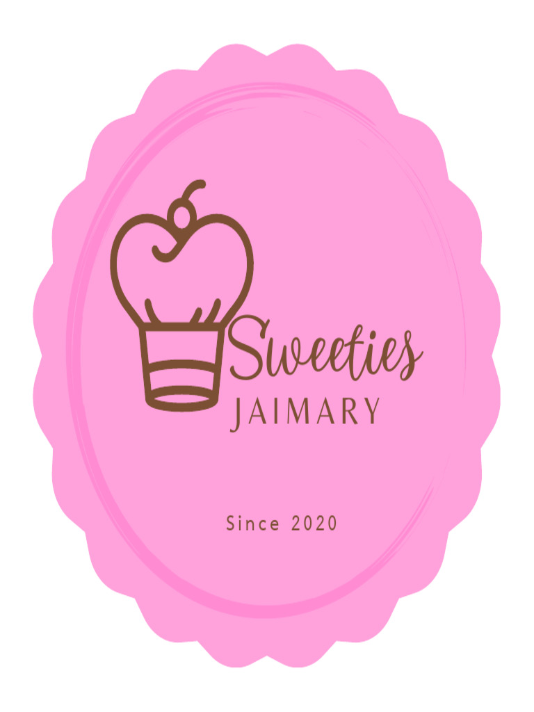 Sticker Circular Producto de Pastelería Dulce Rosa 2 | PDF