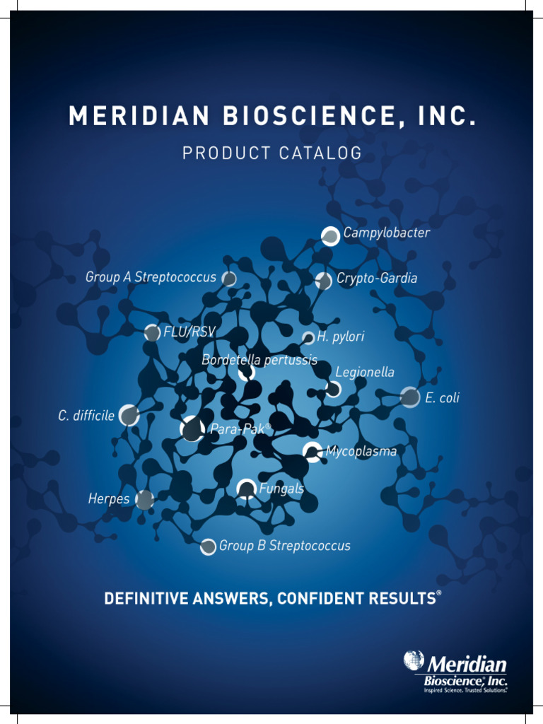 Catalogo MERIDIAN 2016 | PDF | Elisa | Immunoassay