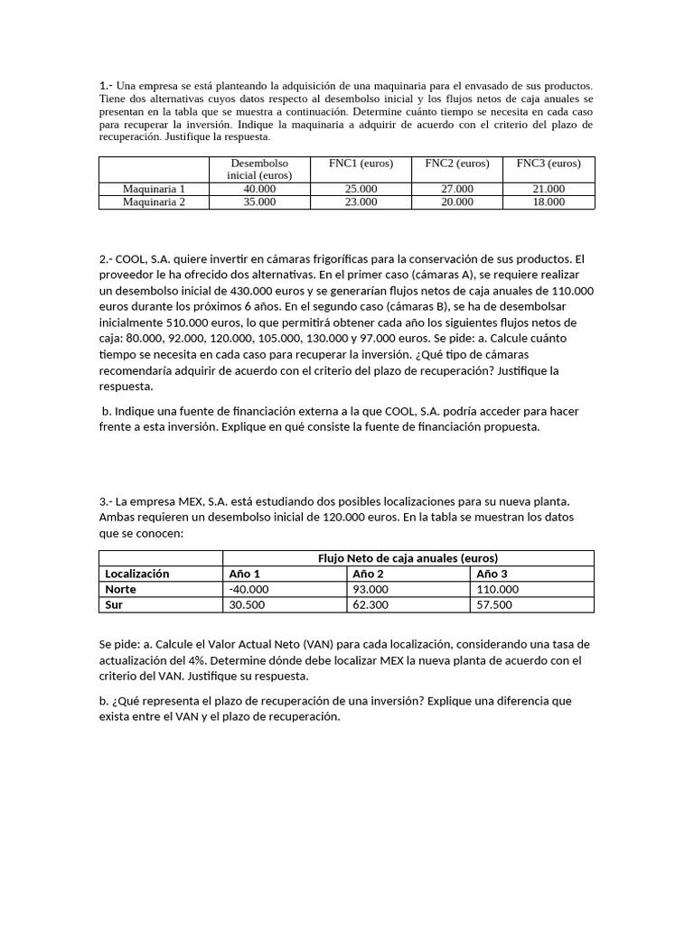 Ejercicios (2) | PDF | Economias