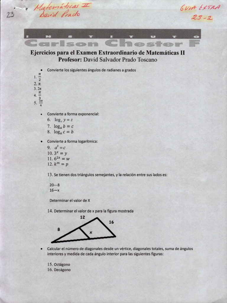 Matemáticas II - David Prado - Turismo | PDF