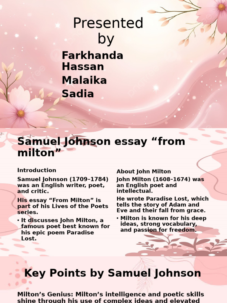 Literary Criticism Presentation...... 1 | PDF