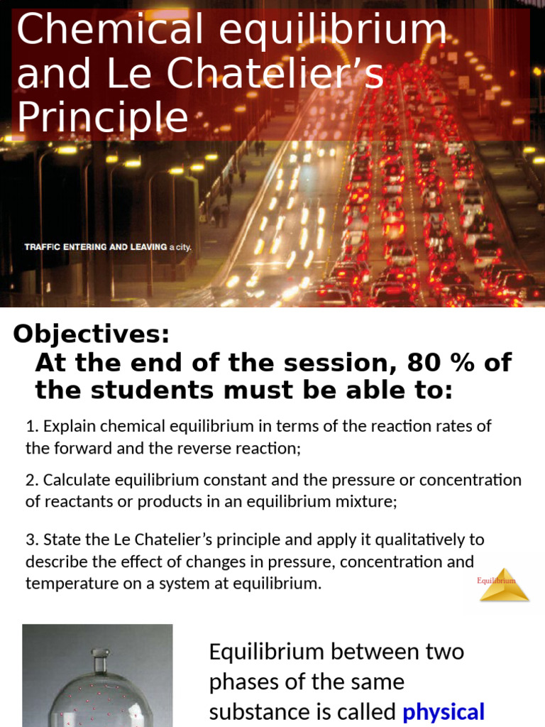 Chemical Equilibrium 1 | PDF | Chemical Equilibrium | Reaction Rate