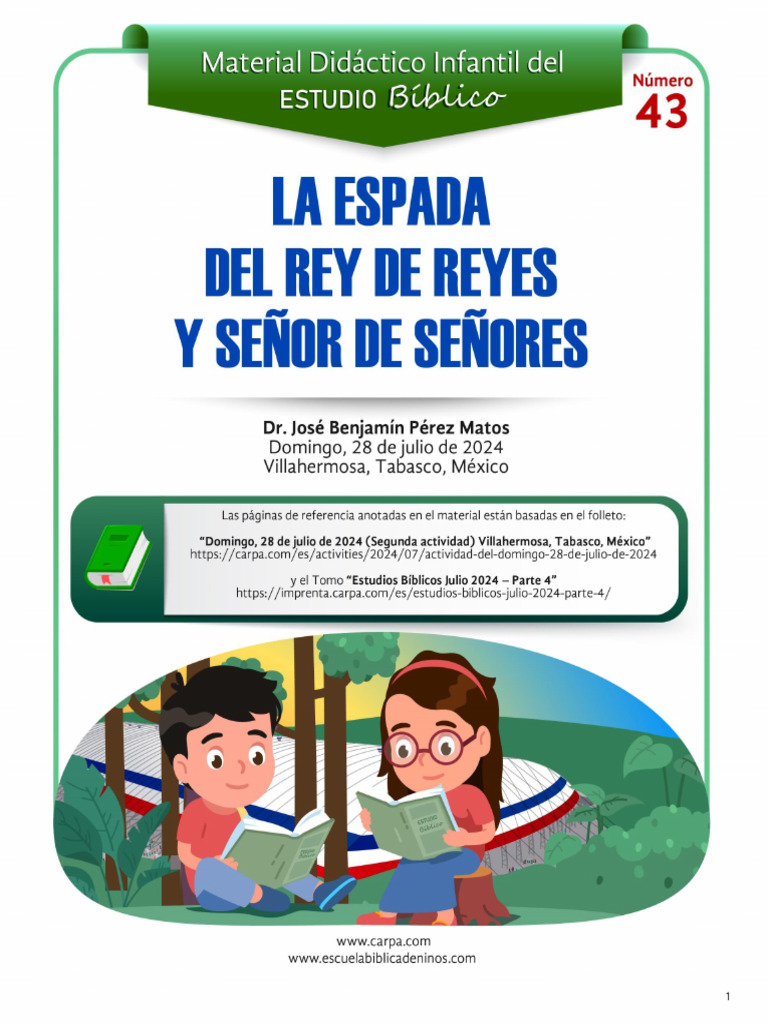 MD43 La Espada Del Rey de Reyes y Senor de Senores | PDF