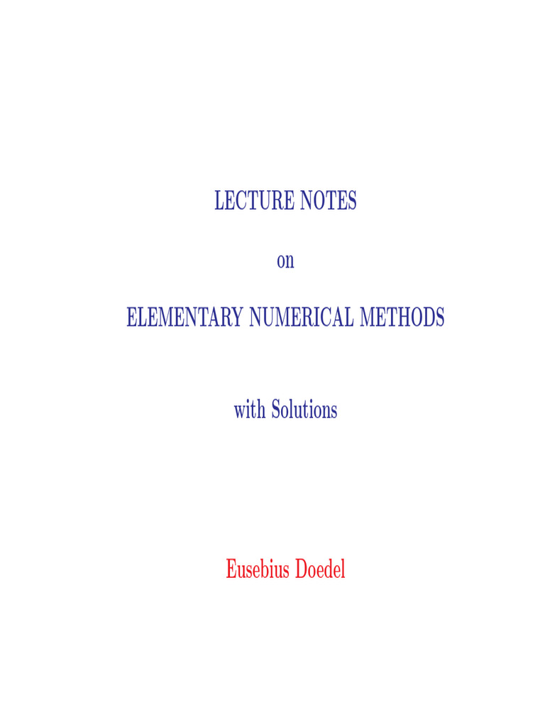 Comp 361 | PDF | Numerical Analysis | Interpolation