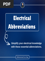 Electrical Abbreviations and Full Forms | PDF | International ...