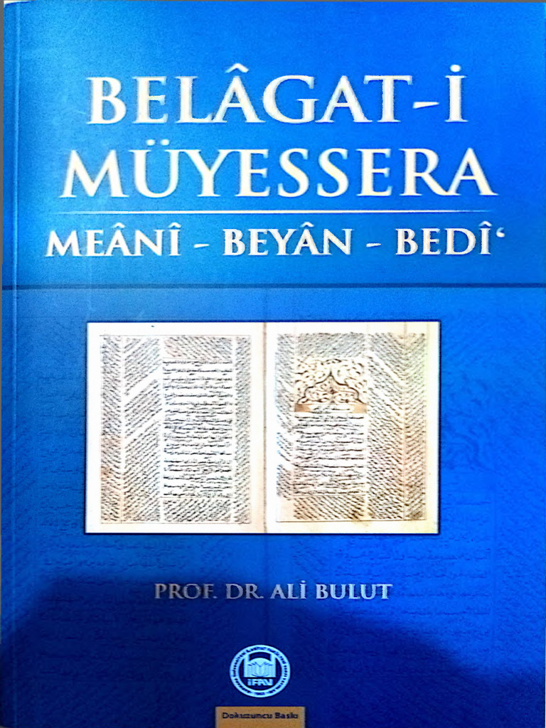 Ali̇ Bulut Belagat Ki̇tabi | PDF