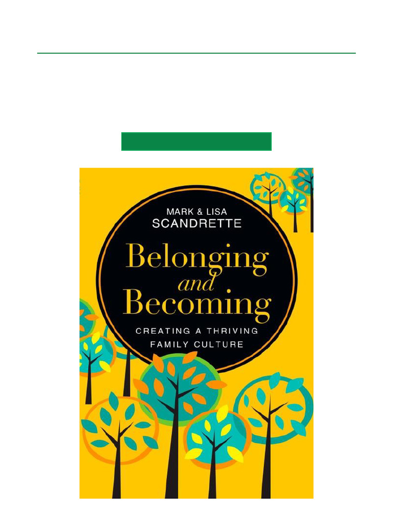 Belonging and Becoming: Family Culture Guide | PDF