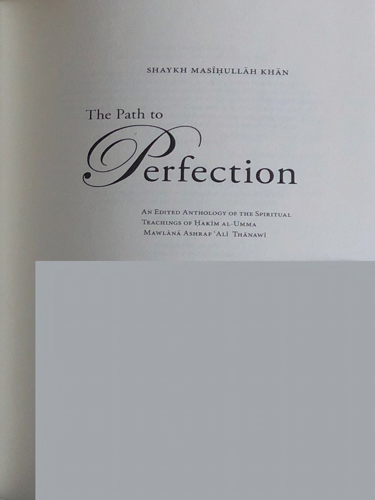 The Path To Perfection | PDF | Sufism | God In Islam