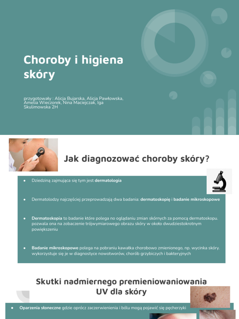 Choroby I Higiena Skóry | PDF
