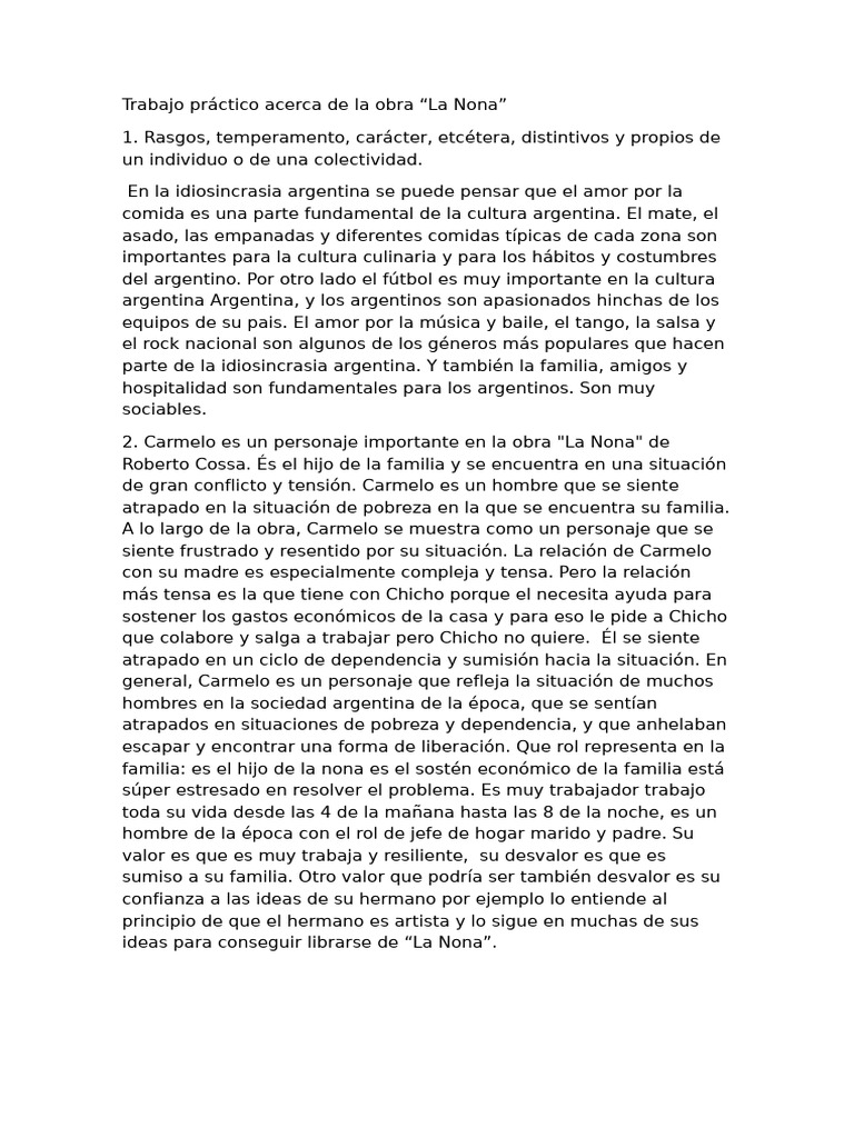 La Nona | PDF | Dictadura