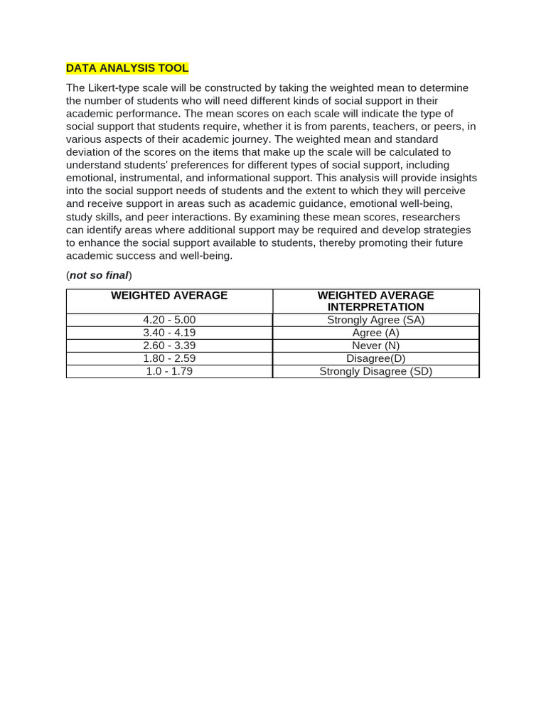 Data Analysis Tool | PDF