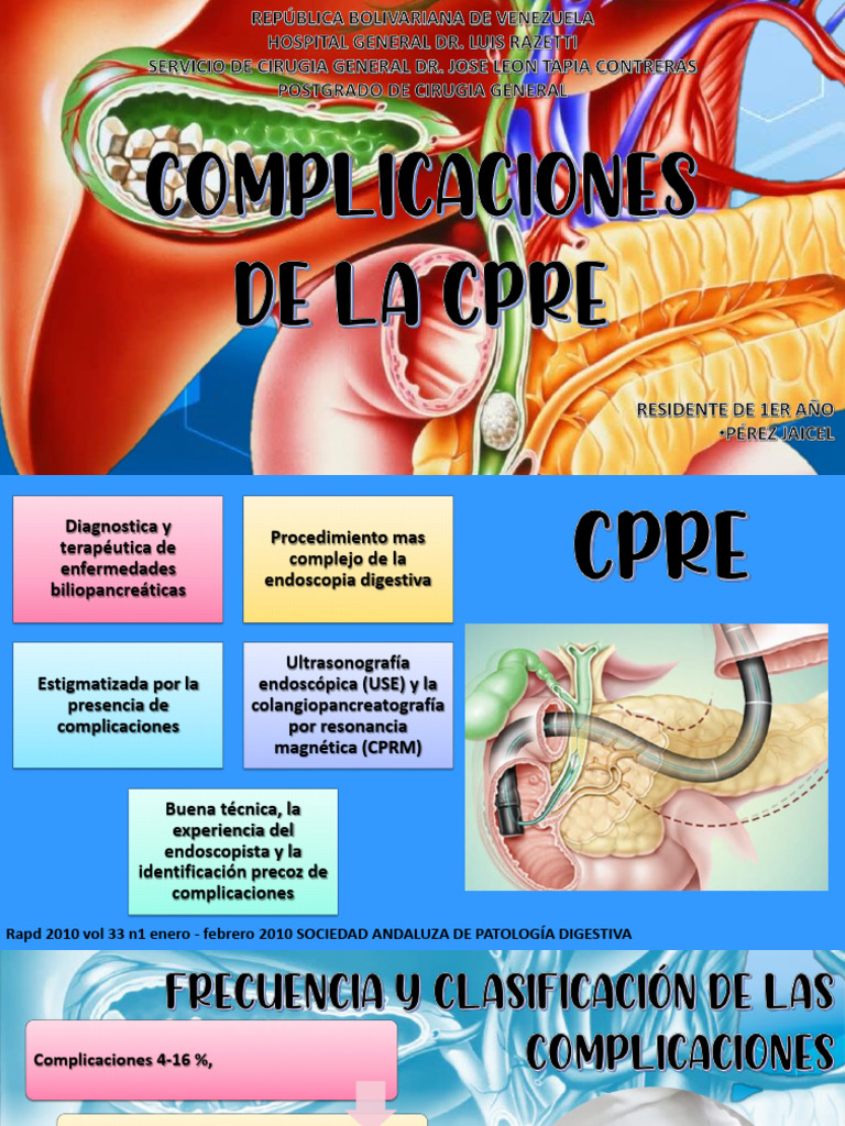 CPRE | PDF | Enfermedades y trastornos humanos | Enfermedades digestivas