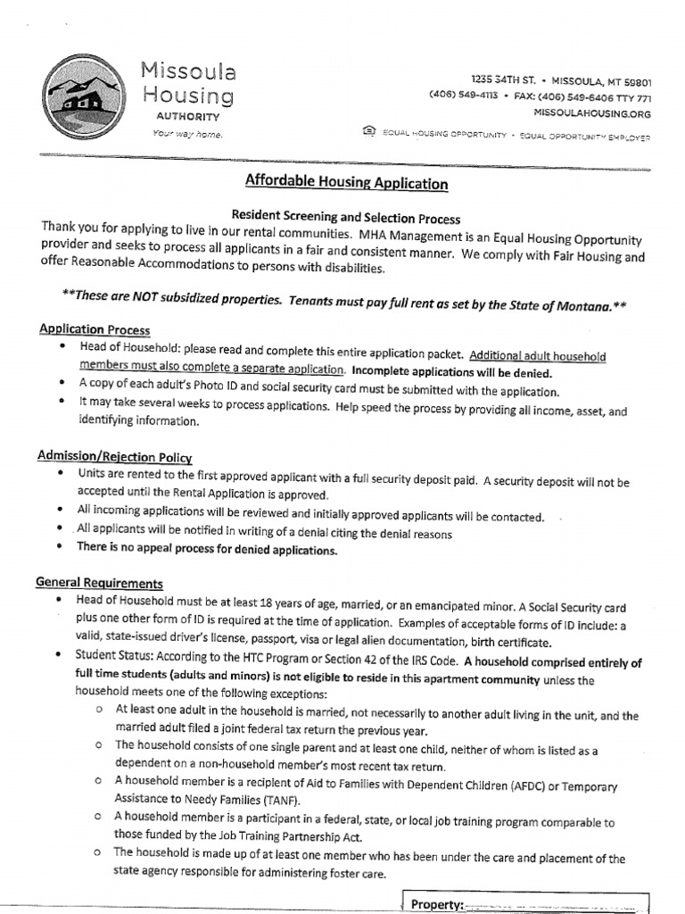 WildFlower Apartments Application | PDF